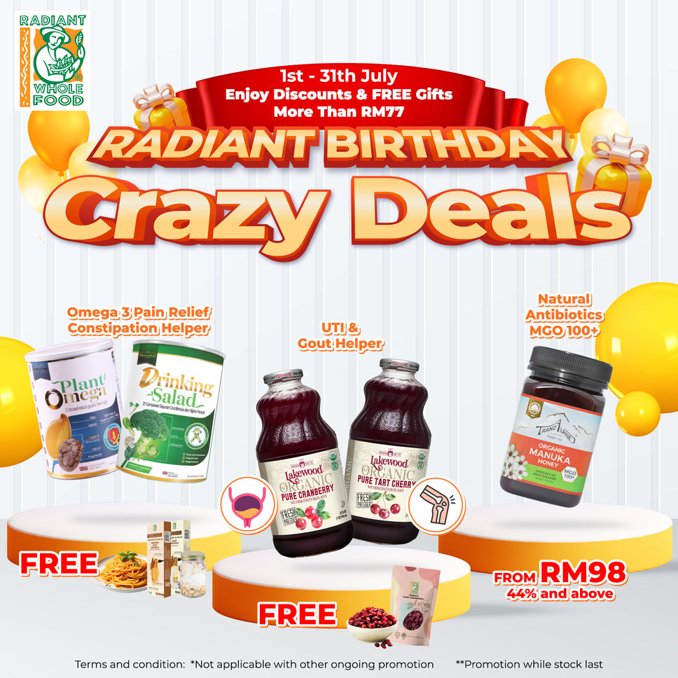 Leading Organic & Health Food Online Store in Malaysia – Radiant Whole Food