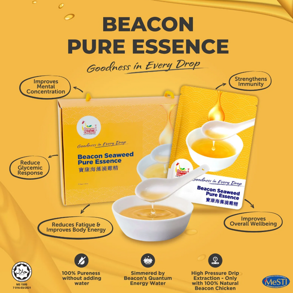 Beacon Mart Chicken Pure Essence Pati Ayam 宝康海藻滴鸡精 (6 x 80ml) – Radiant ...