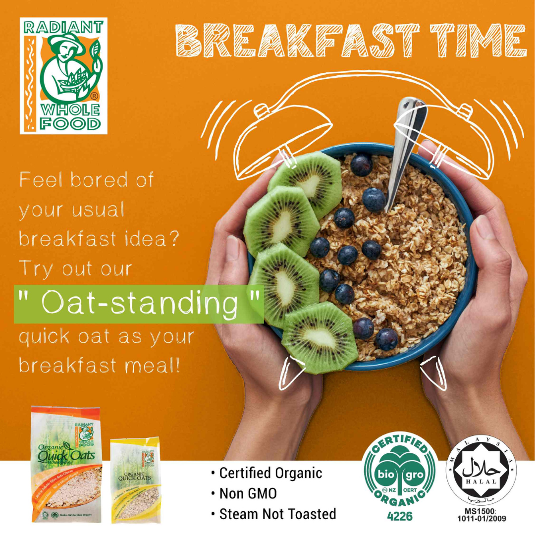 Radiant Organic Quick Oats | Radiant Whole Food | Organic Food Delivery ...