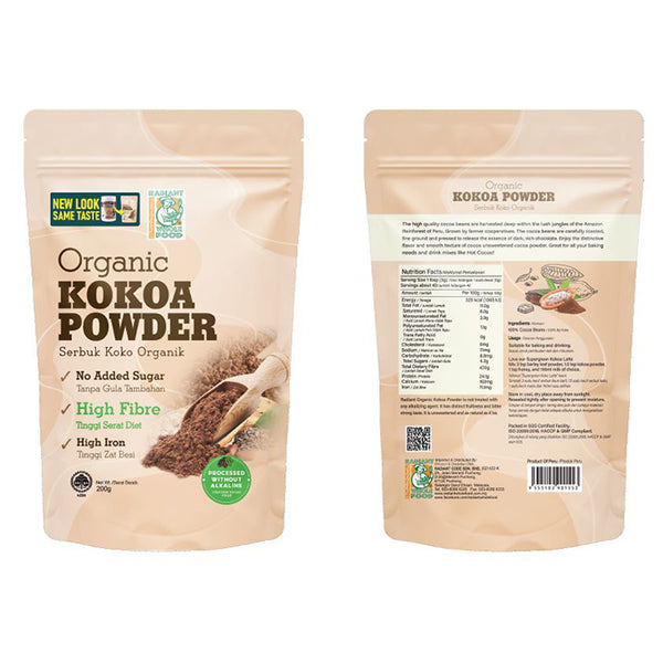 Radiant Organic Cocoa Powder | Radiant Whole Food | Organic Food ...