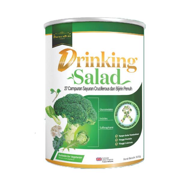 Premium Pure Drinking Salad - Detox & Cleanse Wholegrain Powder ...