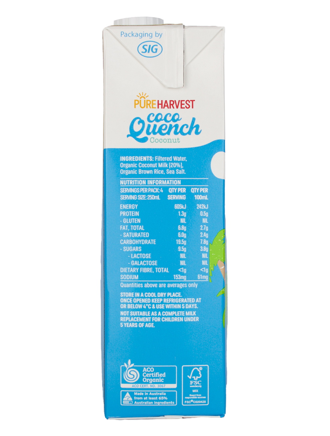 Pure Harvest Coco Quench | Radiant Whole Food | Organic Food Delivery ...