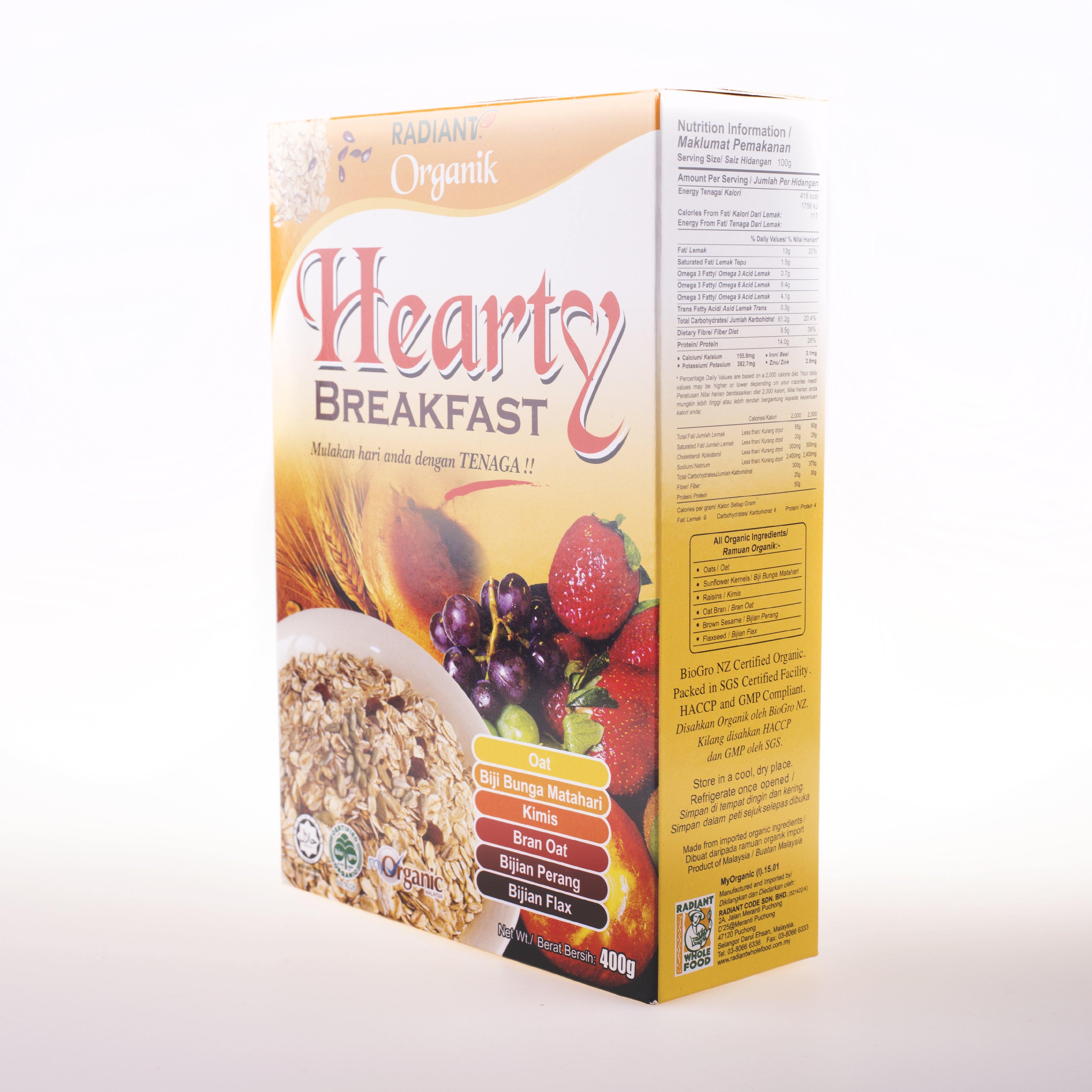 Radiant Organic Hearty Breakfast | Organic Food Delivery – Radiant ...