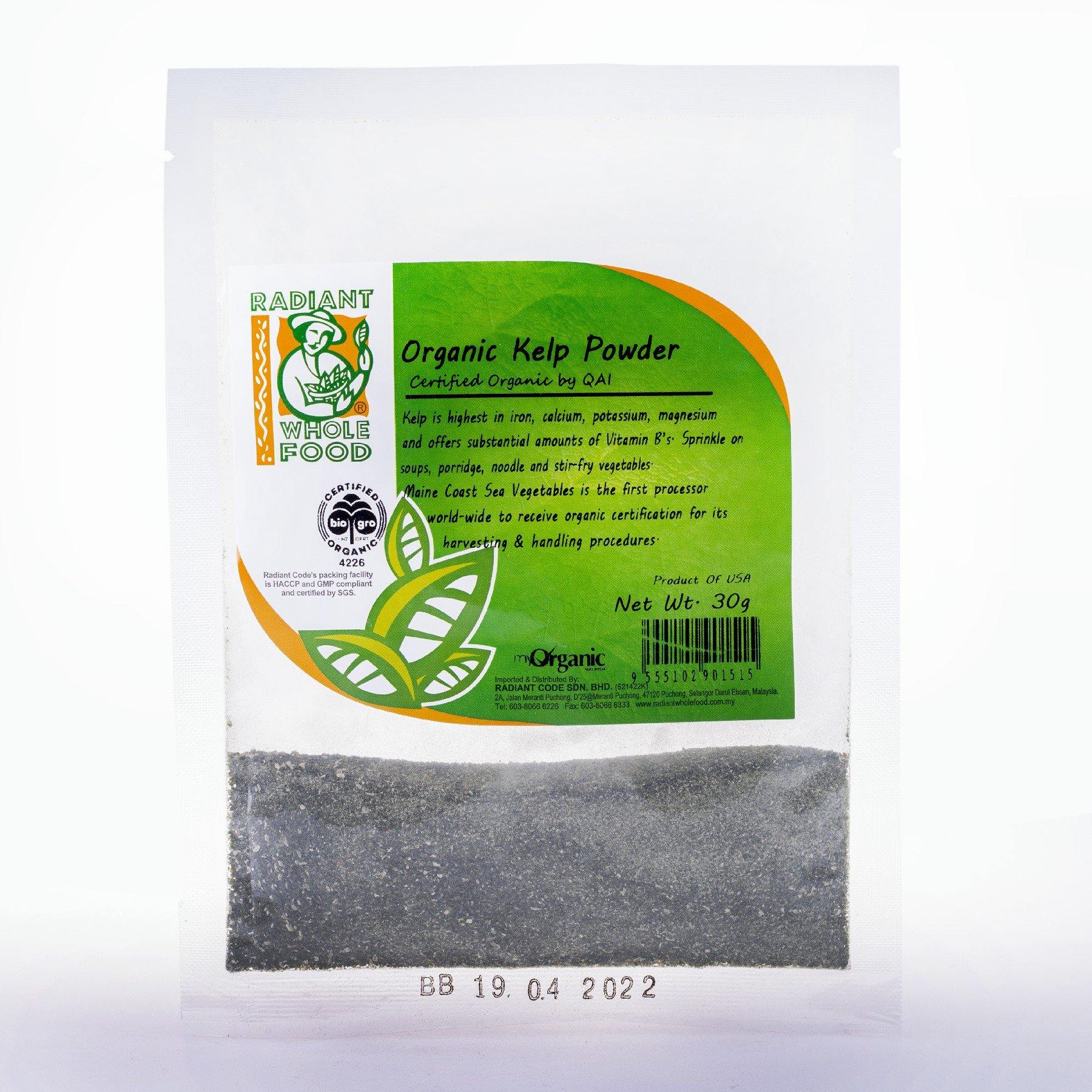 Radiant Kelp Powder | Radiant Whole Food | Organic Food Delivery | KL ...