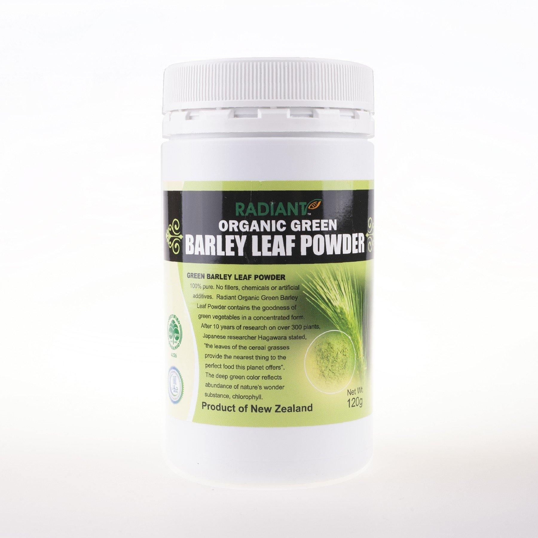 Radiant Organic Barley Leaf Powder | Radiant Whole Food | Organic Food ...